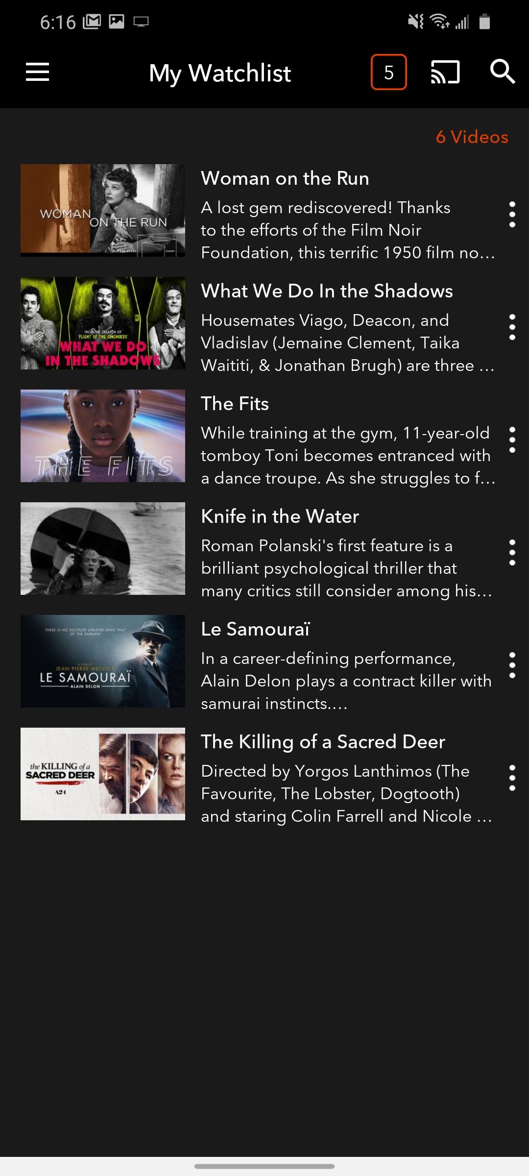 This app gives you free access to tons of movies via your local library