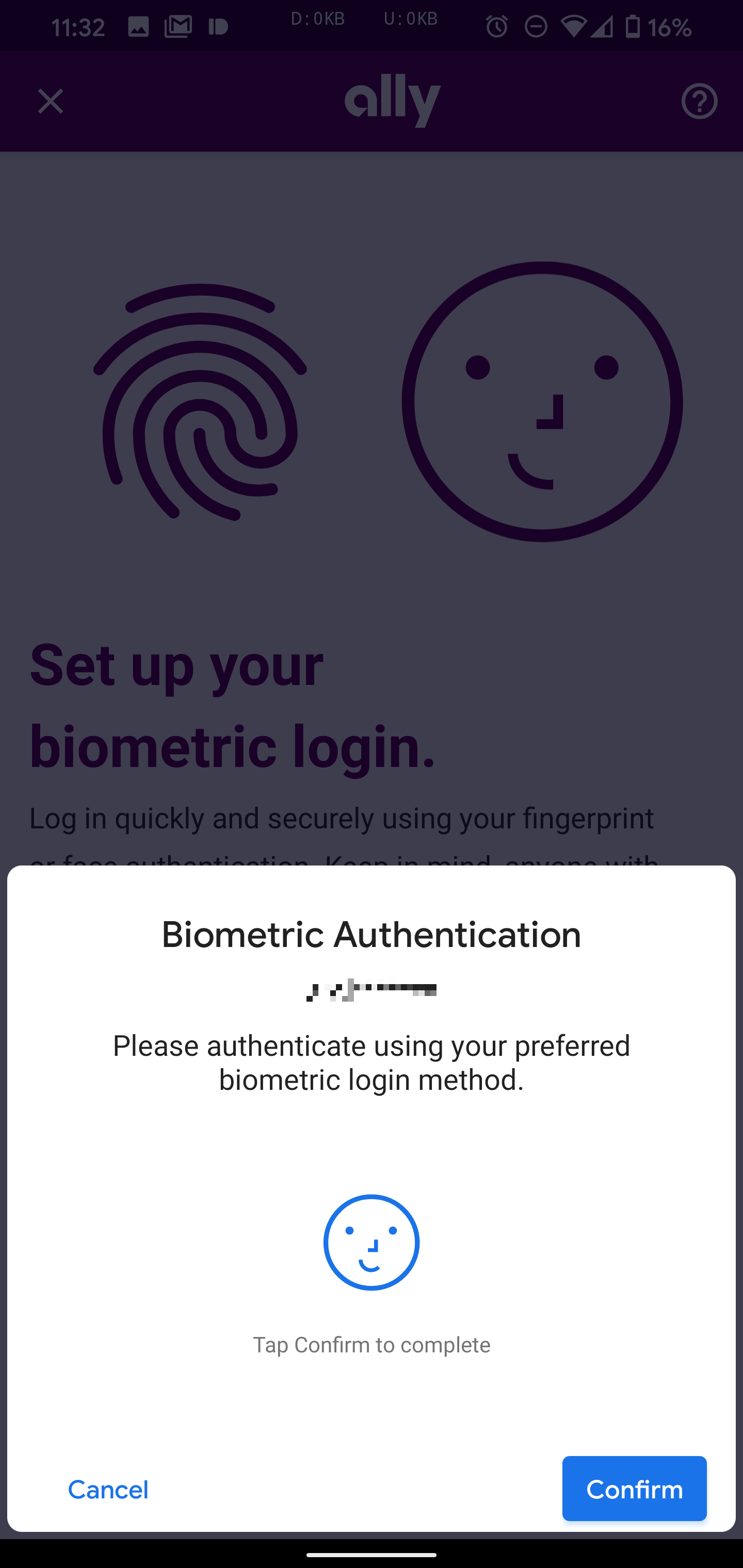 Ally Mobile now supports biometric face unlock on the Pixel 4