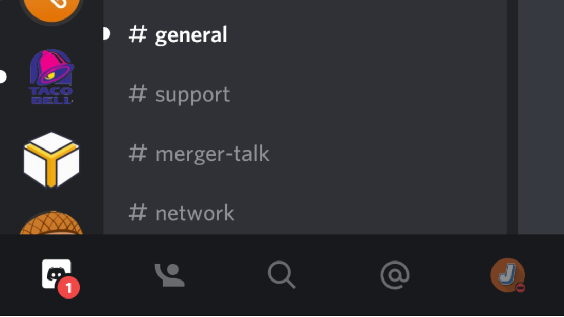Discord app adds bottom navigation bar in server-side test