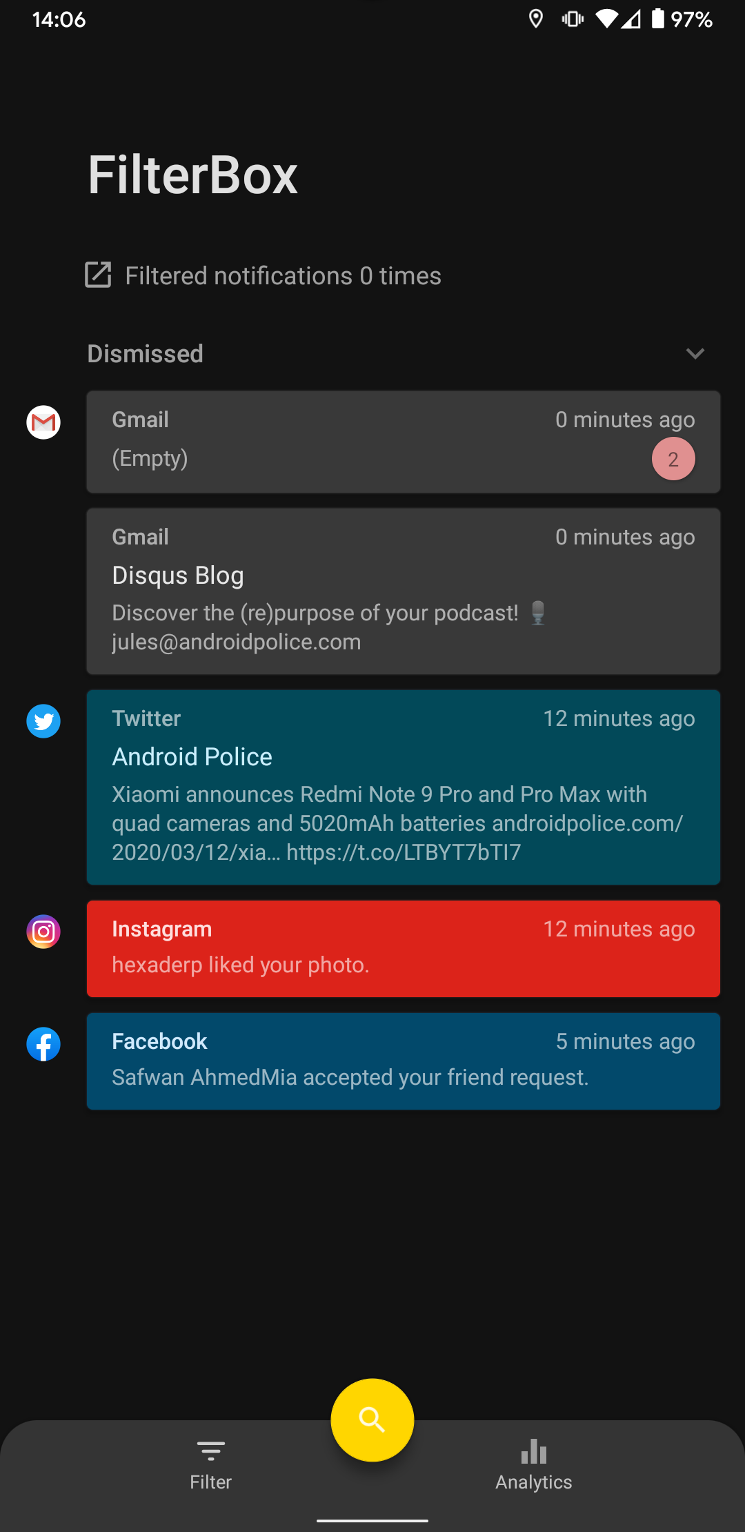 Hands on with FilterBox: a comprehensive notification manager app