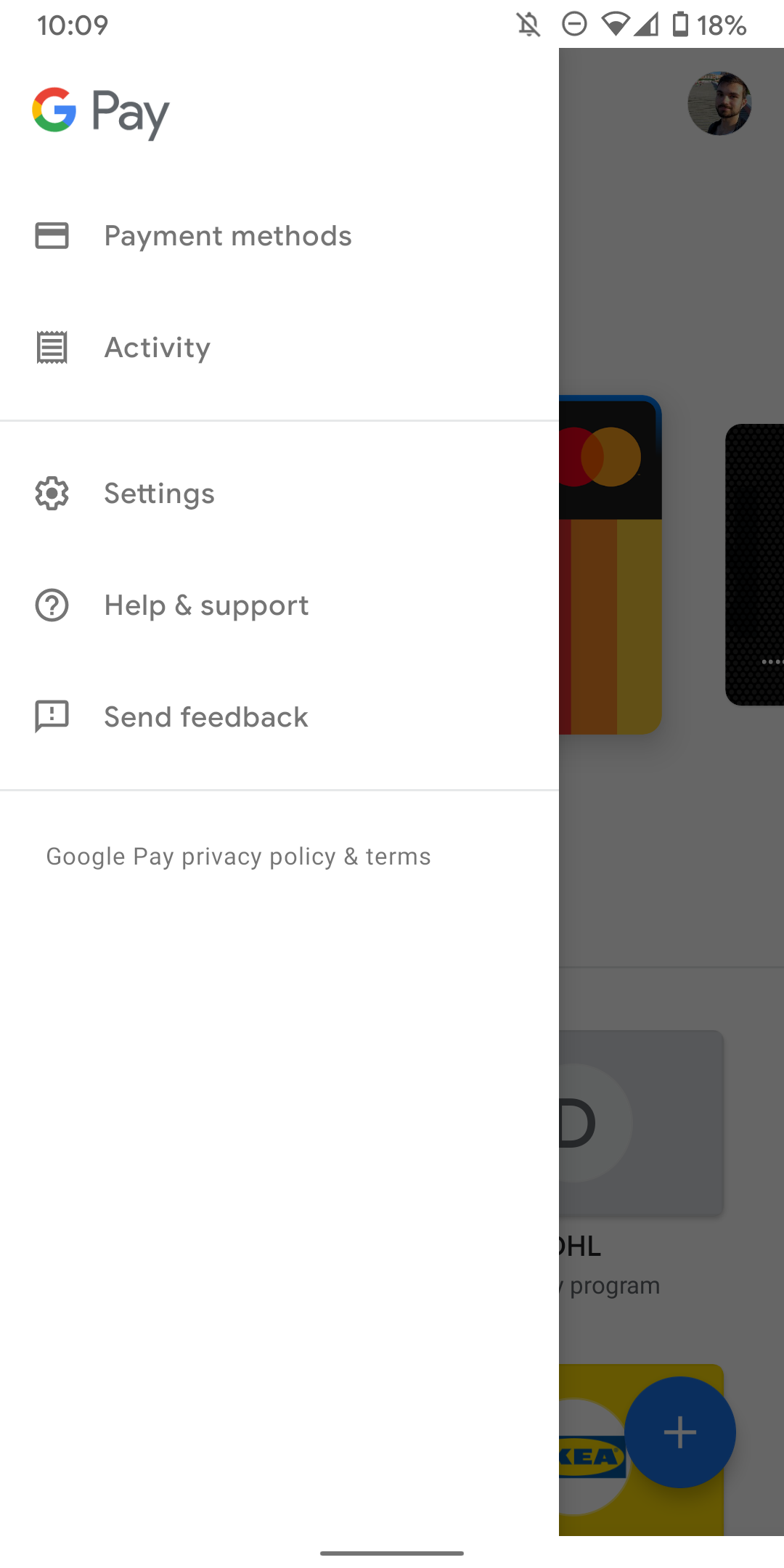 Google Pay has an alternative, cleaner interface accessible from your ...