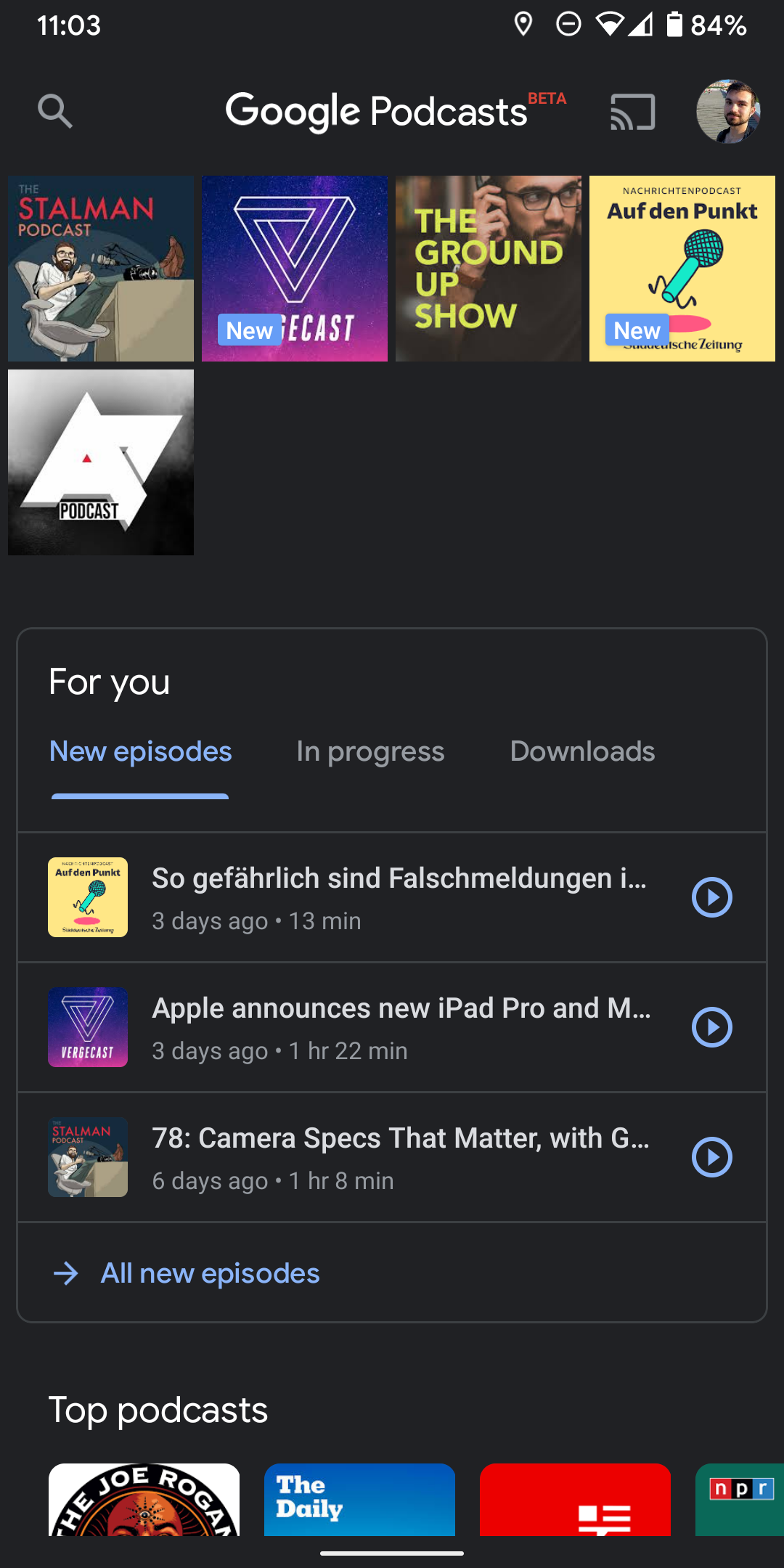 Google Podcasts gets proper queue and bottom bar in big redesign ...