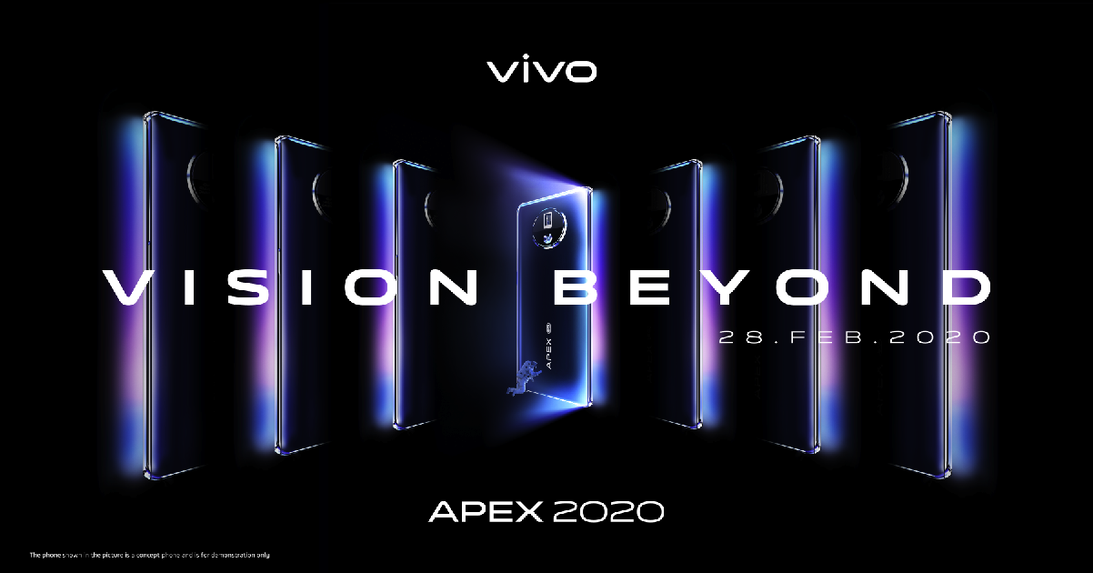 Vivo's APEX 2020 concept phone has a built-in gimbal camera and ...