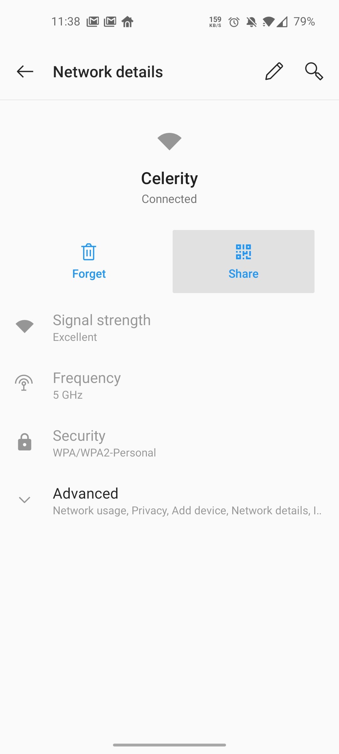 How to share Wi-Fi network passwords via QR code on Android