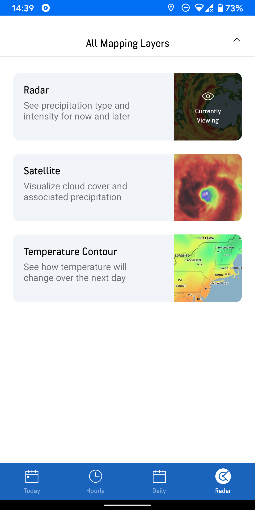 Latest AccuWeather beta brings back persistent notification and a widget