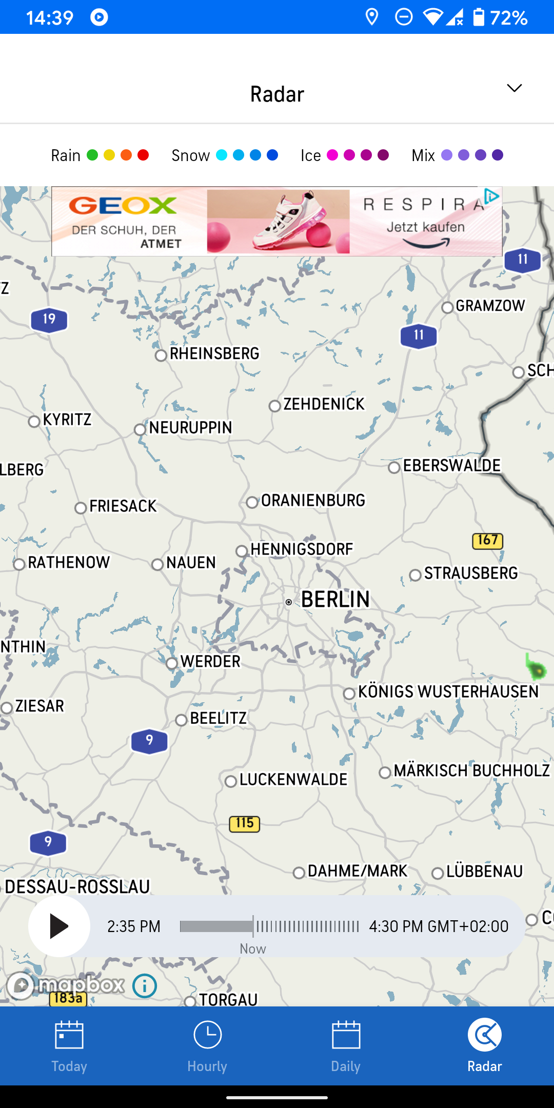 Latest AccuWeather beta brings back persistent notification and a widget