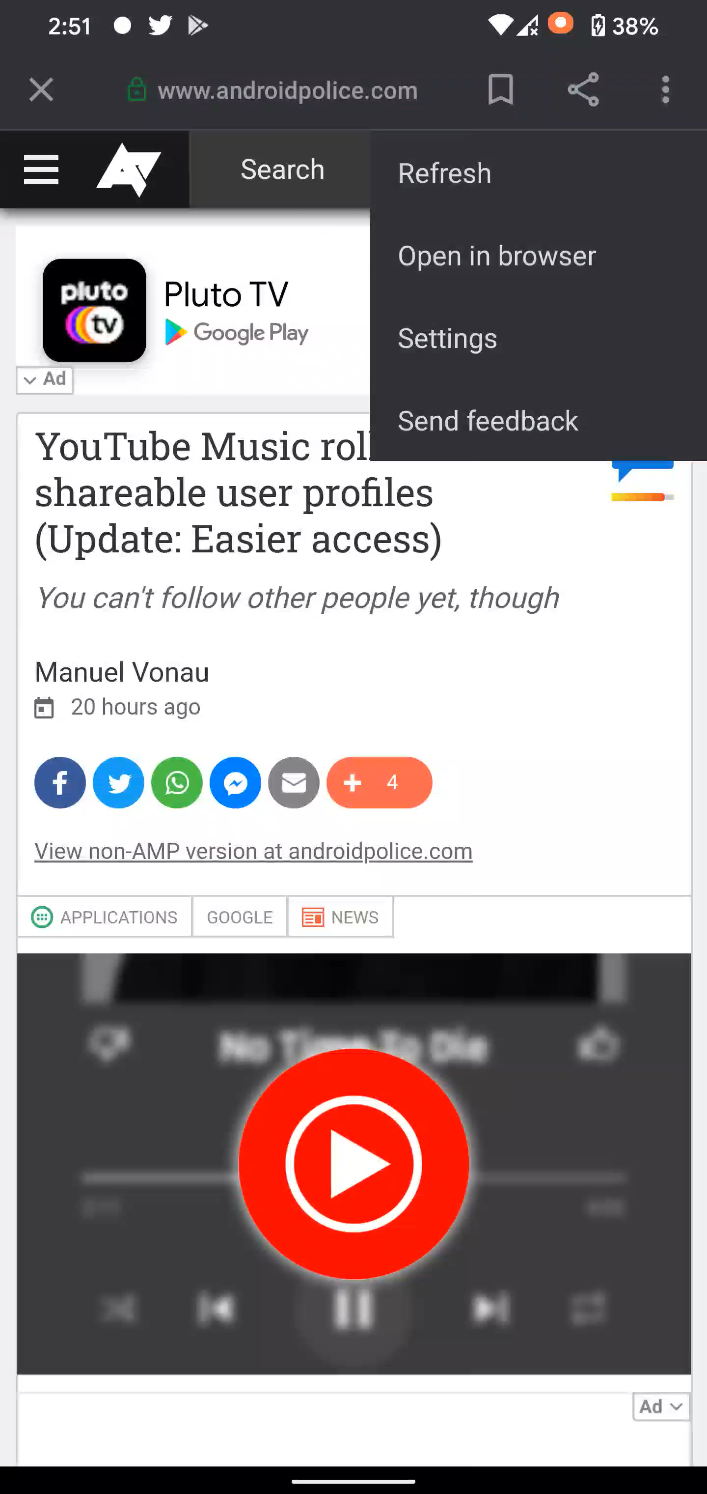 Google Search's custom in-app browser is rolling out to more people