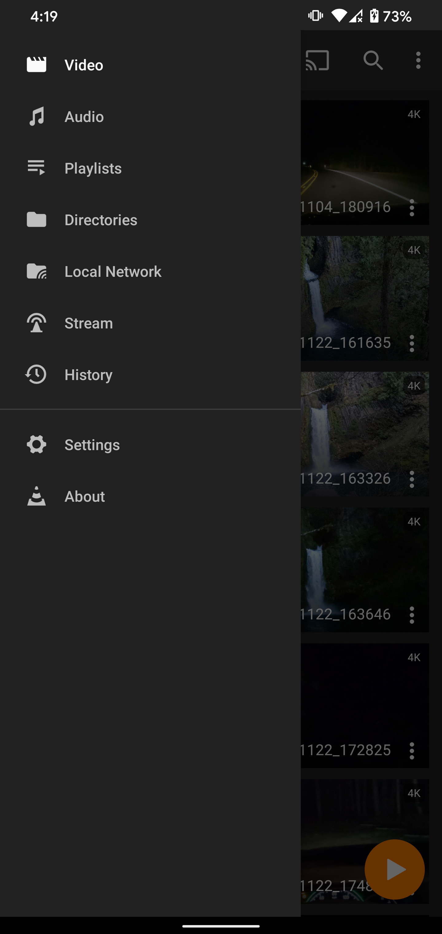 Latest VLC beta switches to bottom navigation, adds share menu