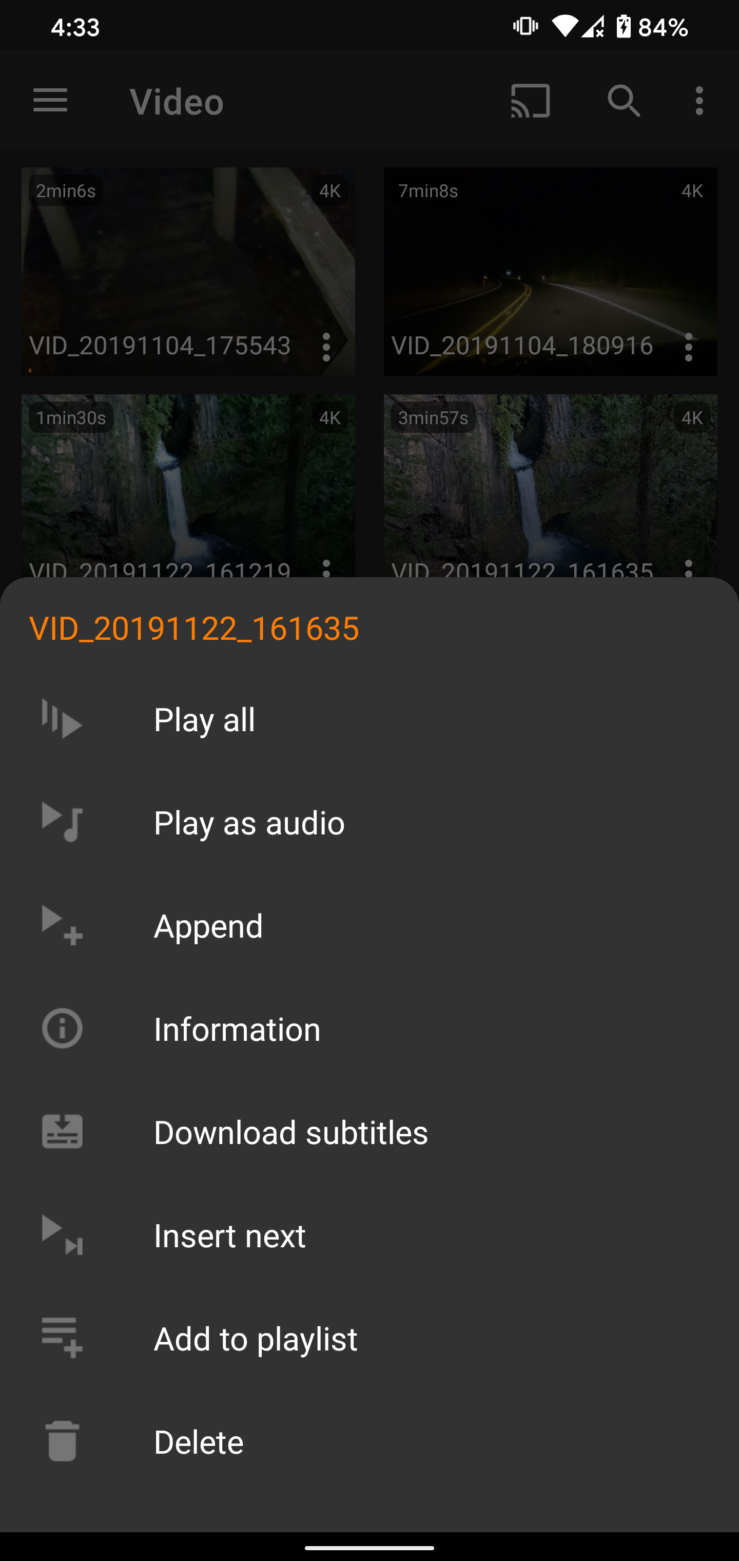 Latest VLC beta switches to bottom navigation, adds share menu