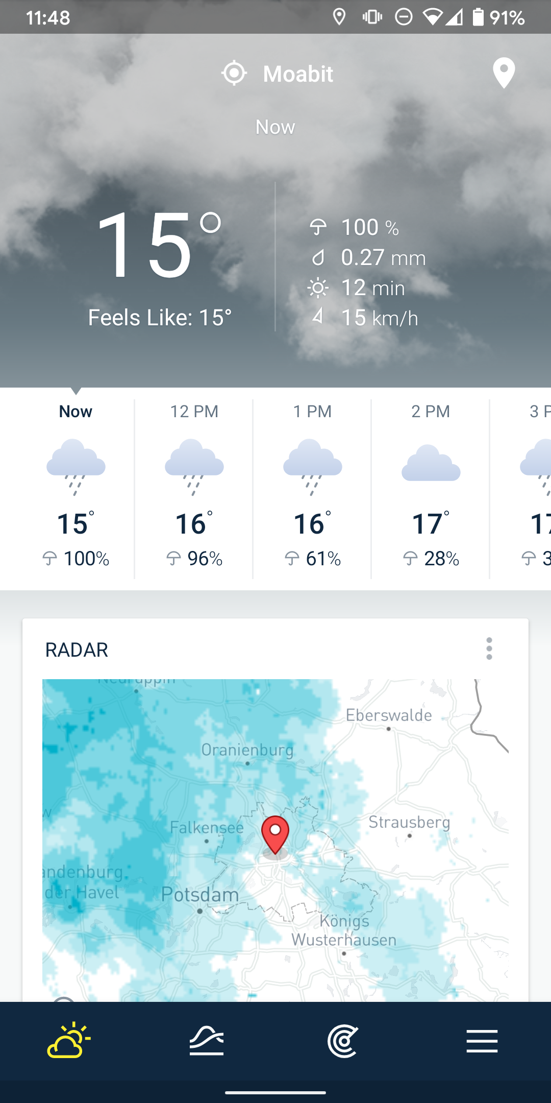 Hands on with WeatherPro, a promising Dark Sky alternative