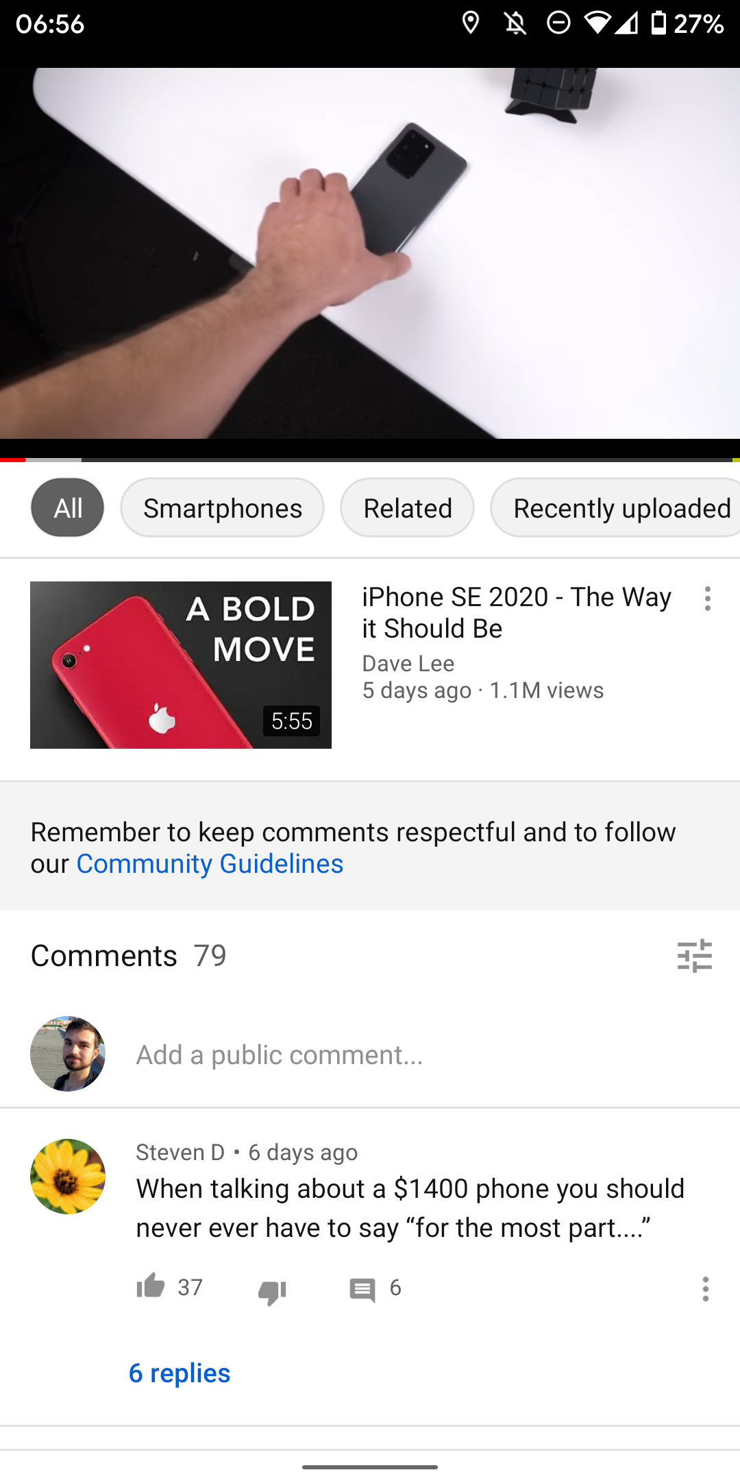 YouTube starts collapsing comment section on video pages by default