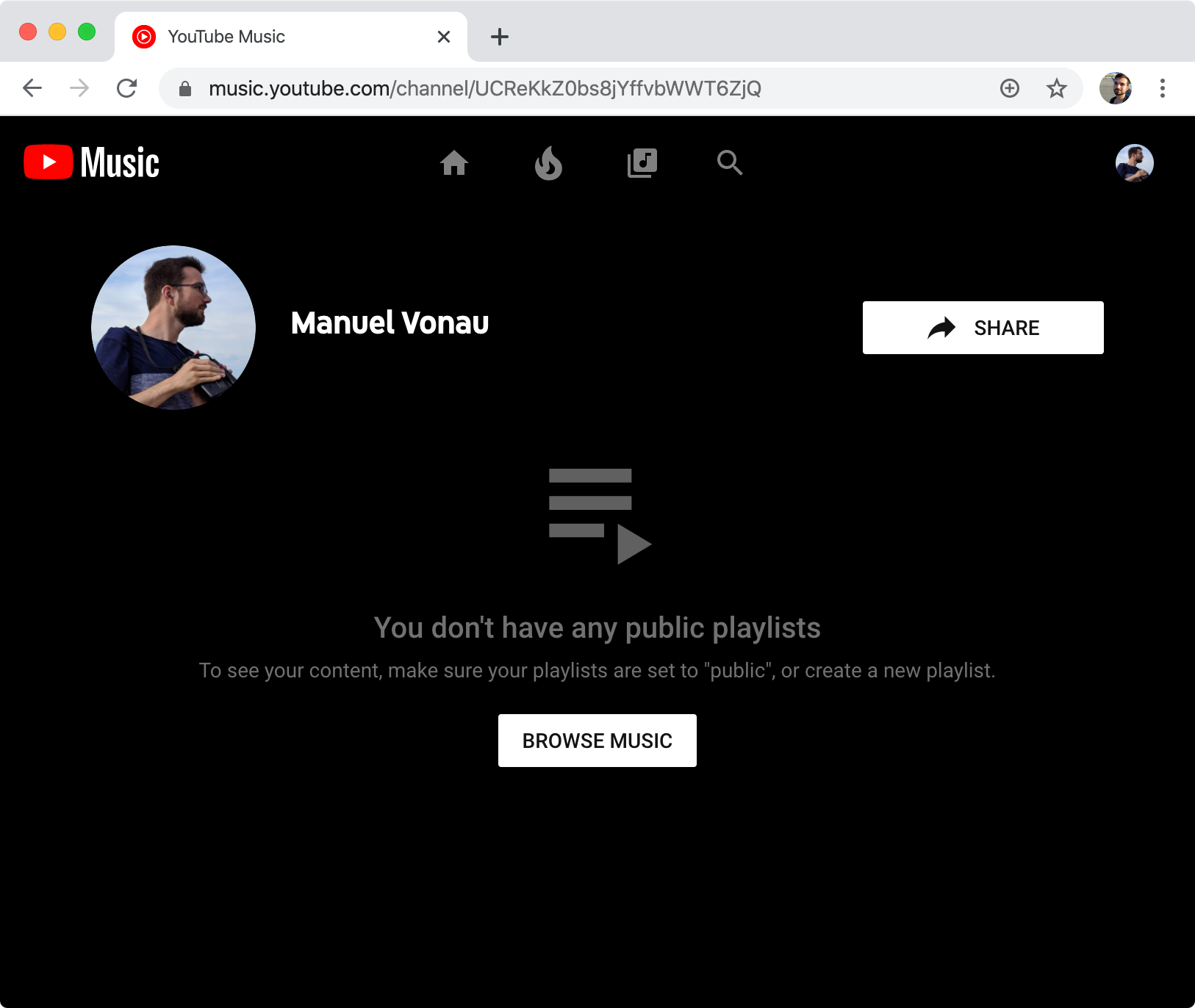 YouTube Music rolls out shareable user profiles (Update: Easier access)