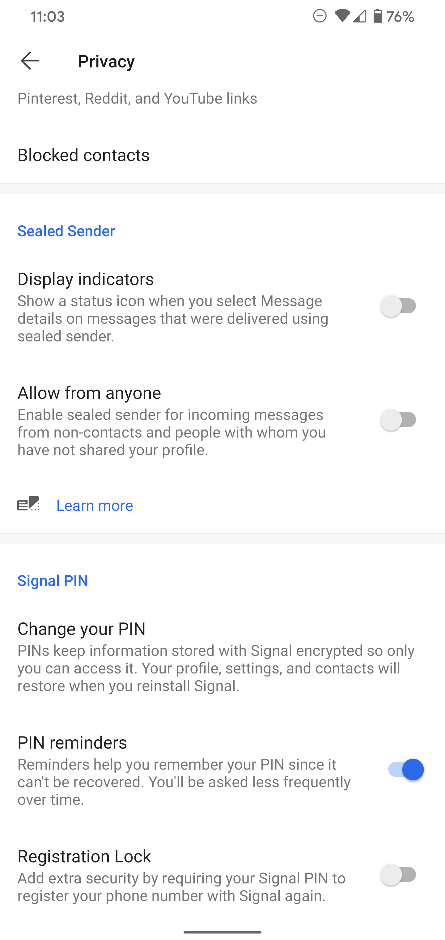 Following user backlash, Signal lowers one of its drastic PIN measures
