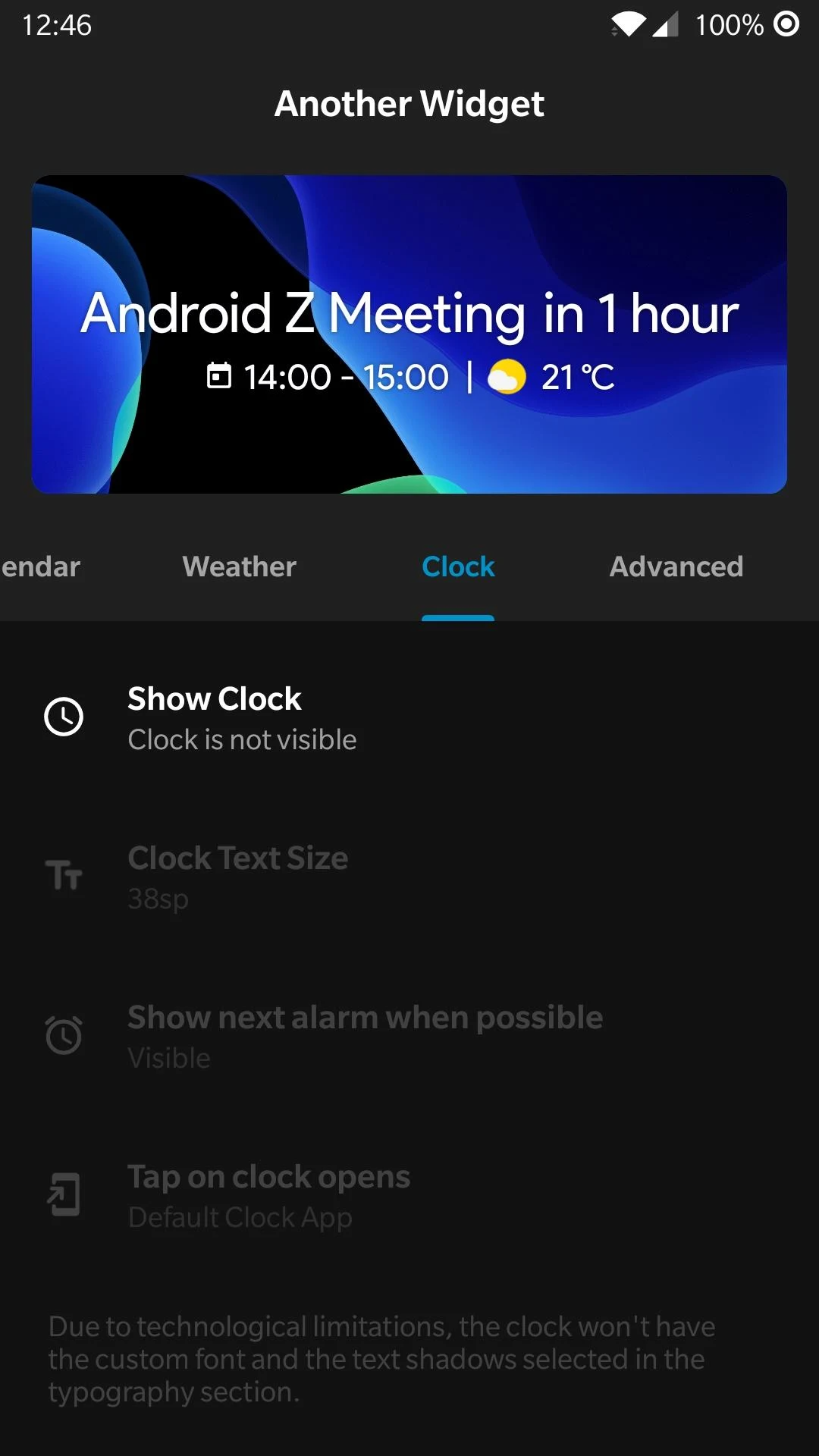 Another Widget's first update in 2 years adds dark mode and clock