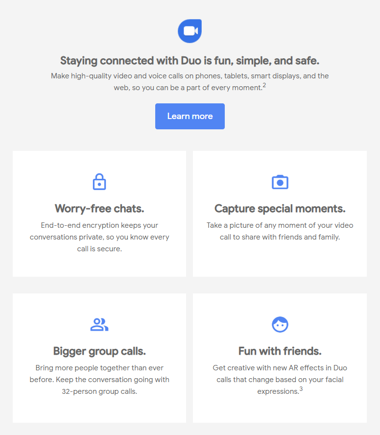 Google Duo support for 32-person calls is now live in Chrome