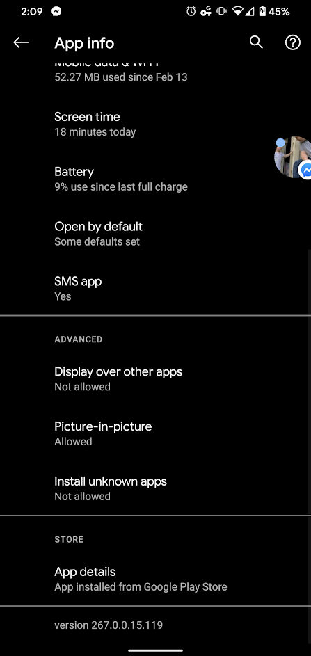 Facebook Messenger now uses Android 11’s Bubbles API for floating chat ...