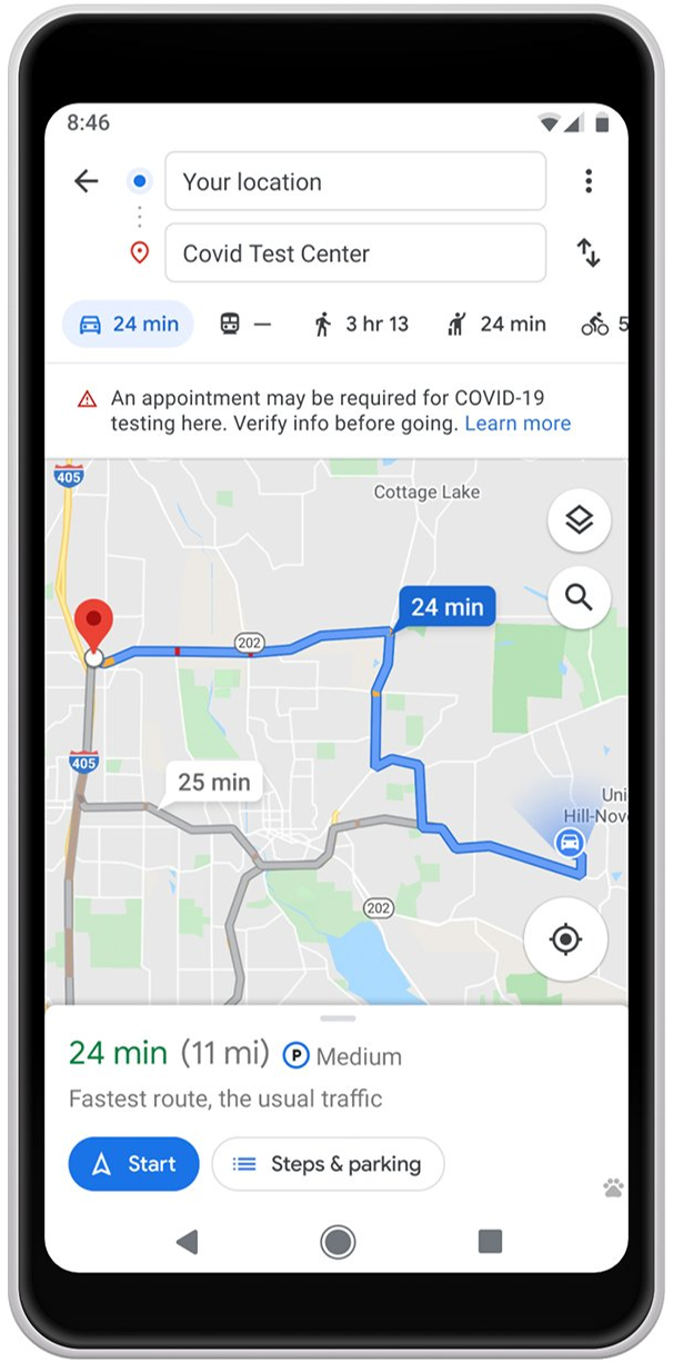 Google Maps starts warning travelers about coronavirus restrictions and ...