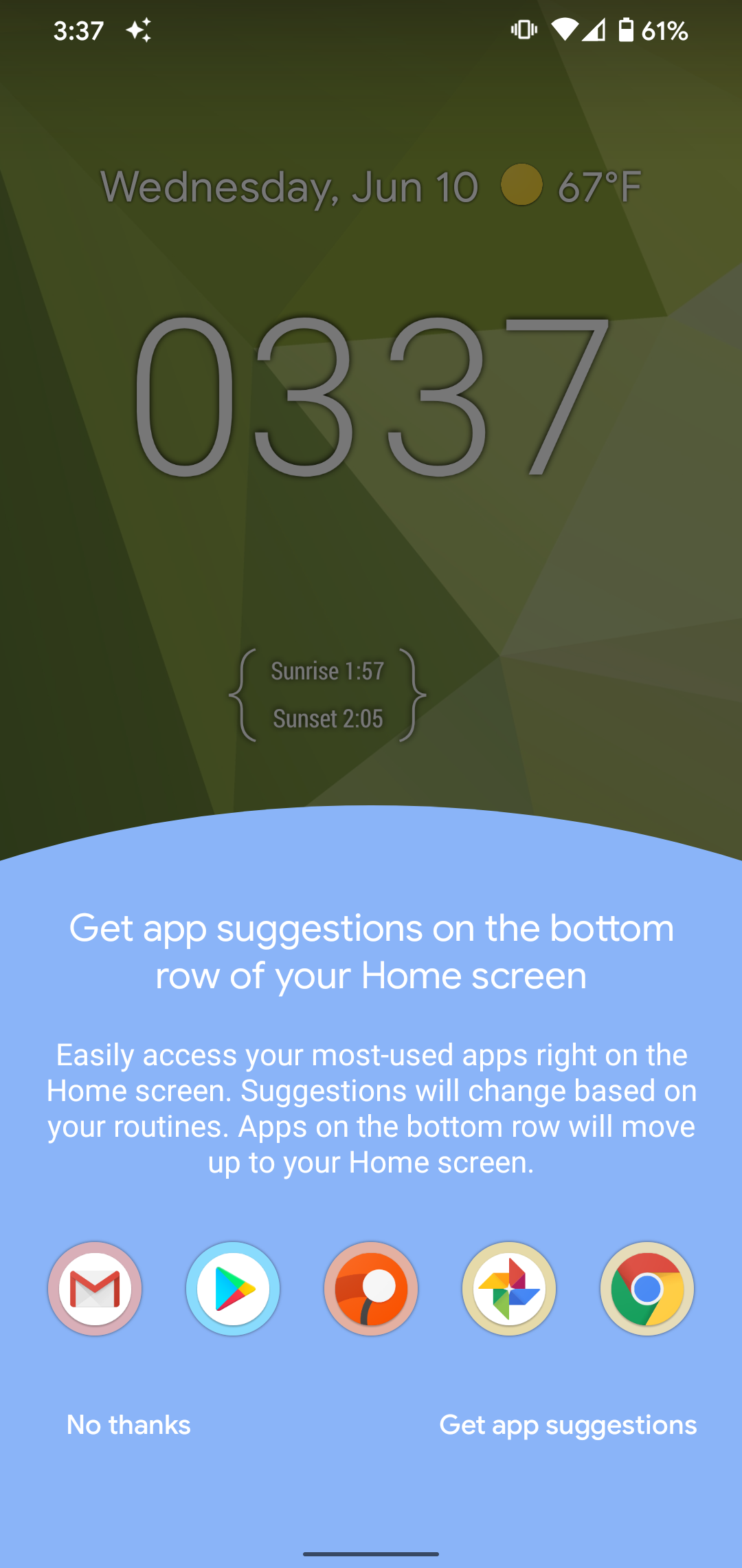 Android 11 Beta 1 adds dynamic app suggestions to the Pixel Launcher ...
