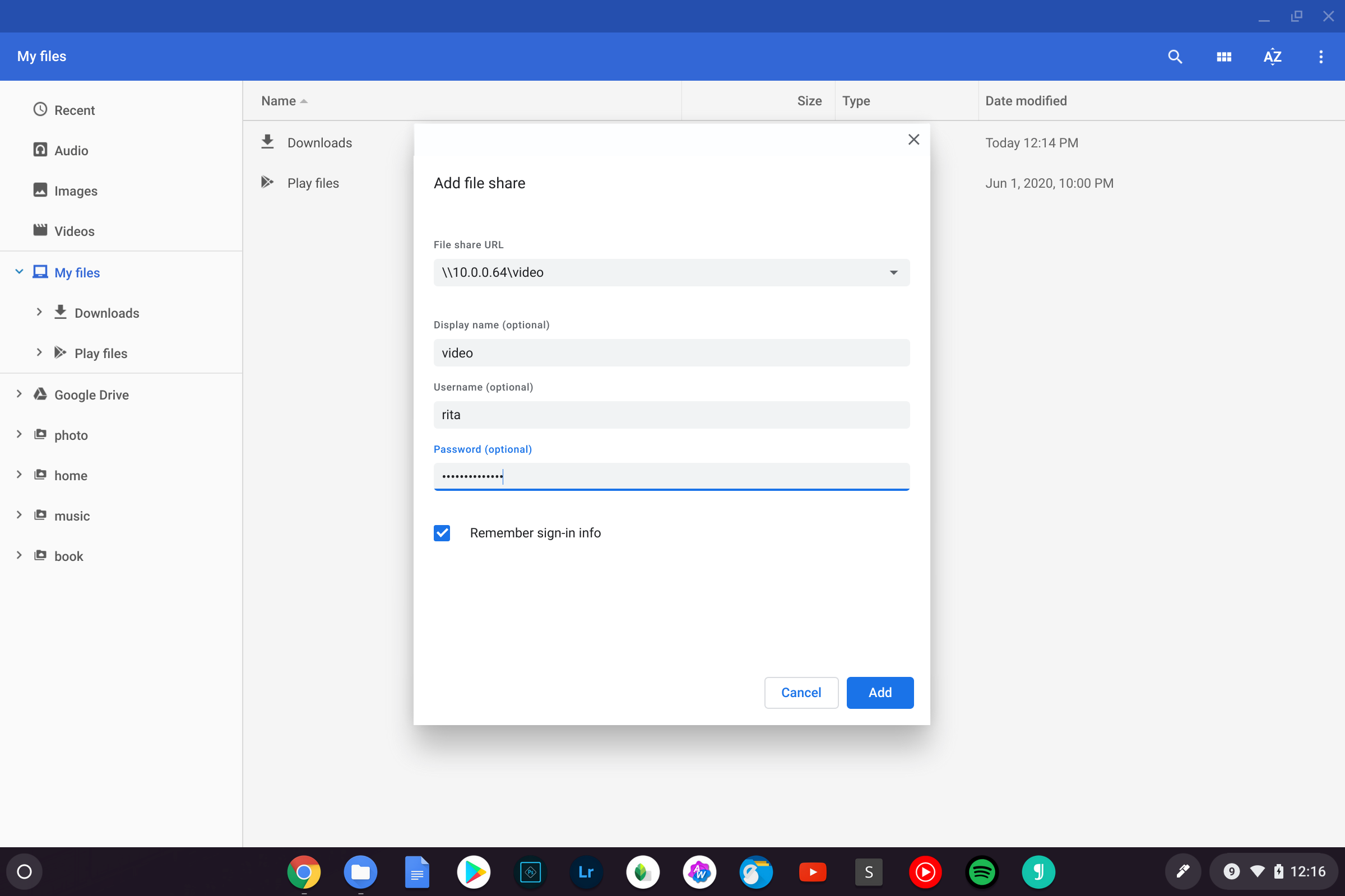 The easiest way to mount your Synology NAS on your Chromebook
