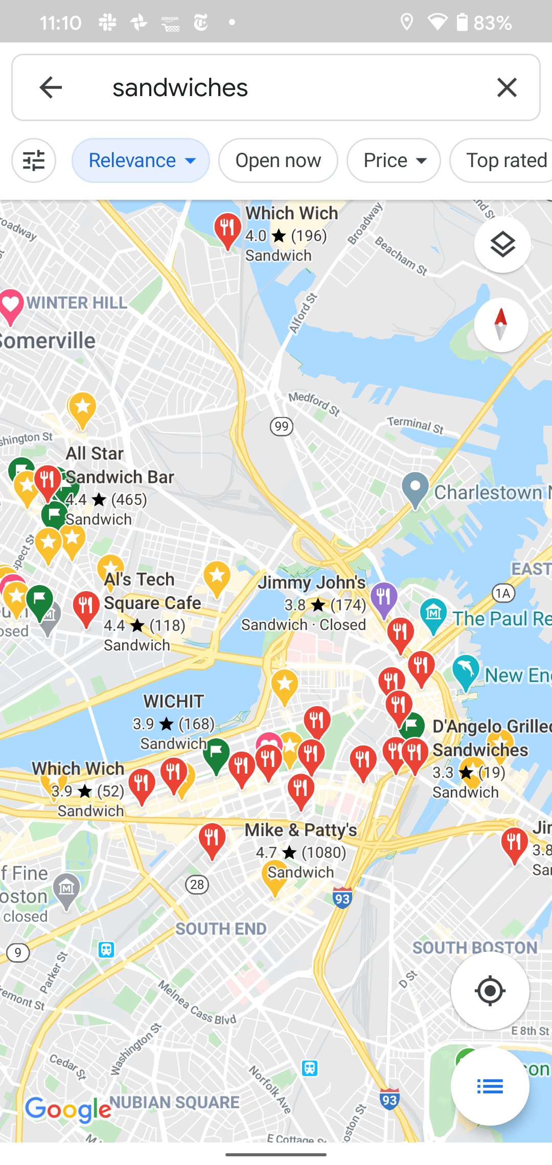 Get a tease of Google Maps dark mode inside the Google app