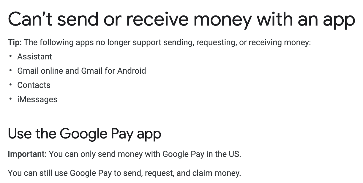 Google Pay Send mysteriously returns to Contacts, but is still ...