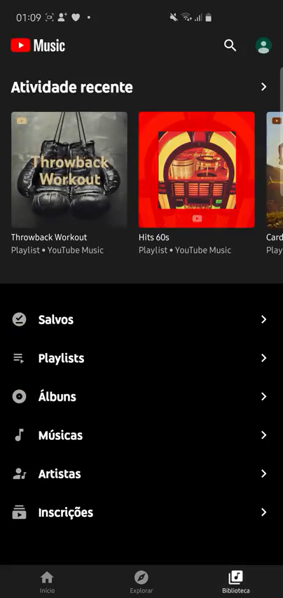 YouTube Music shows latest library additions for some