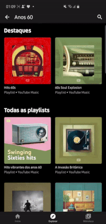YouTube Music shows latest library additions for some