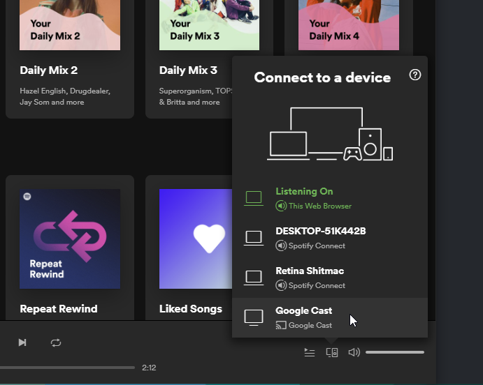 Spotify desktop apps and web client pick up standalone Chromecast support