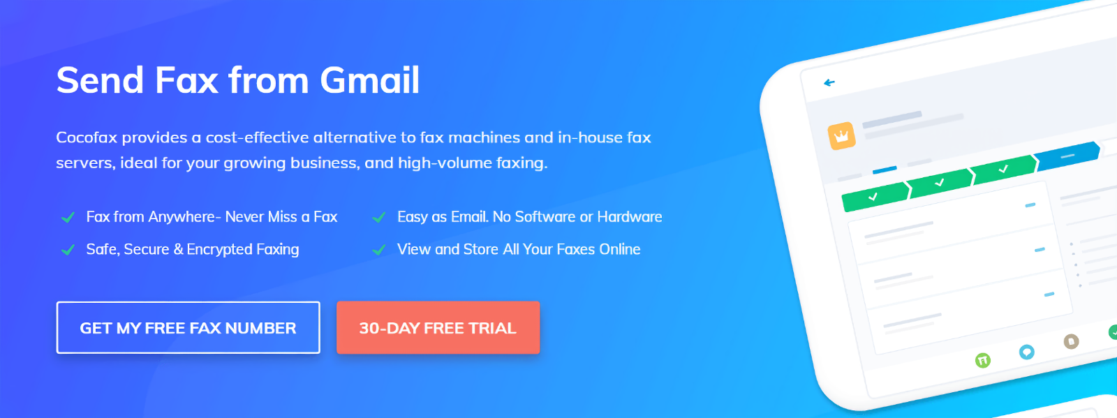 CocoFax makes faxing as simple as sending and receiving an email ...
