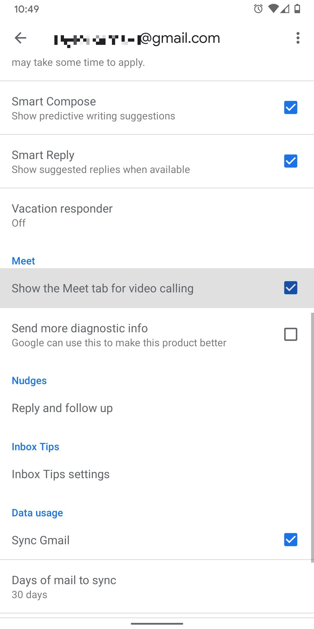 How to disable the Gmail app's annoying new Meet tab