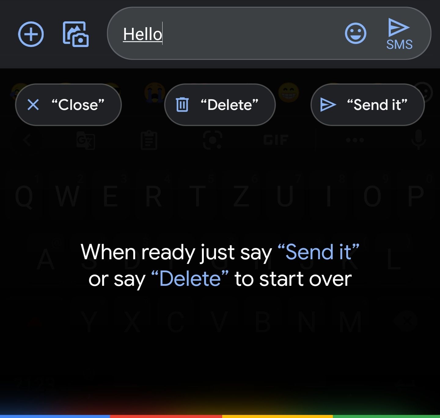 New Google Assistant voice typing UI showing up in Gboard