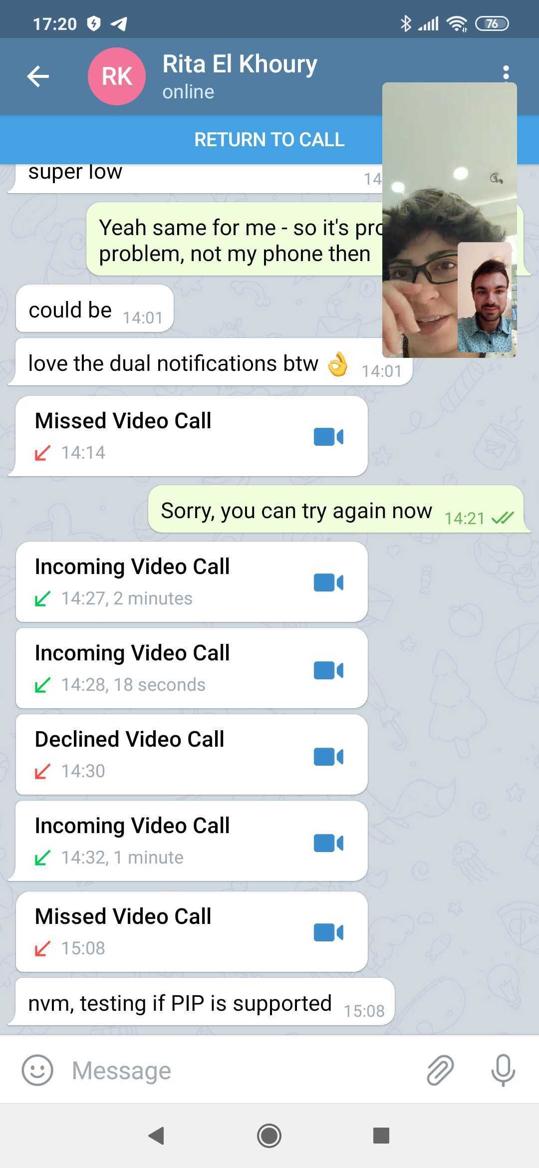 Telegram users can finally make video calls starting with v7.0