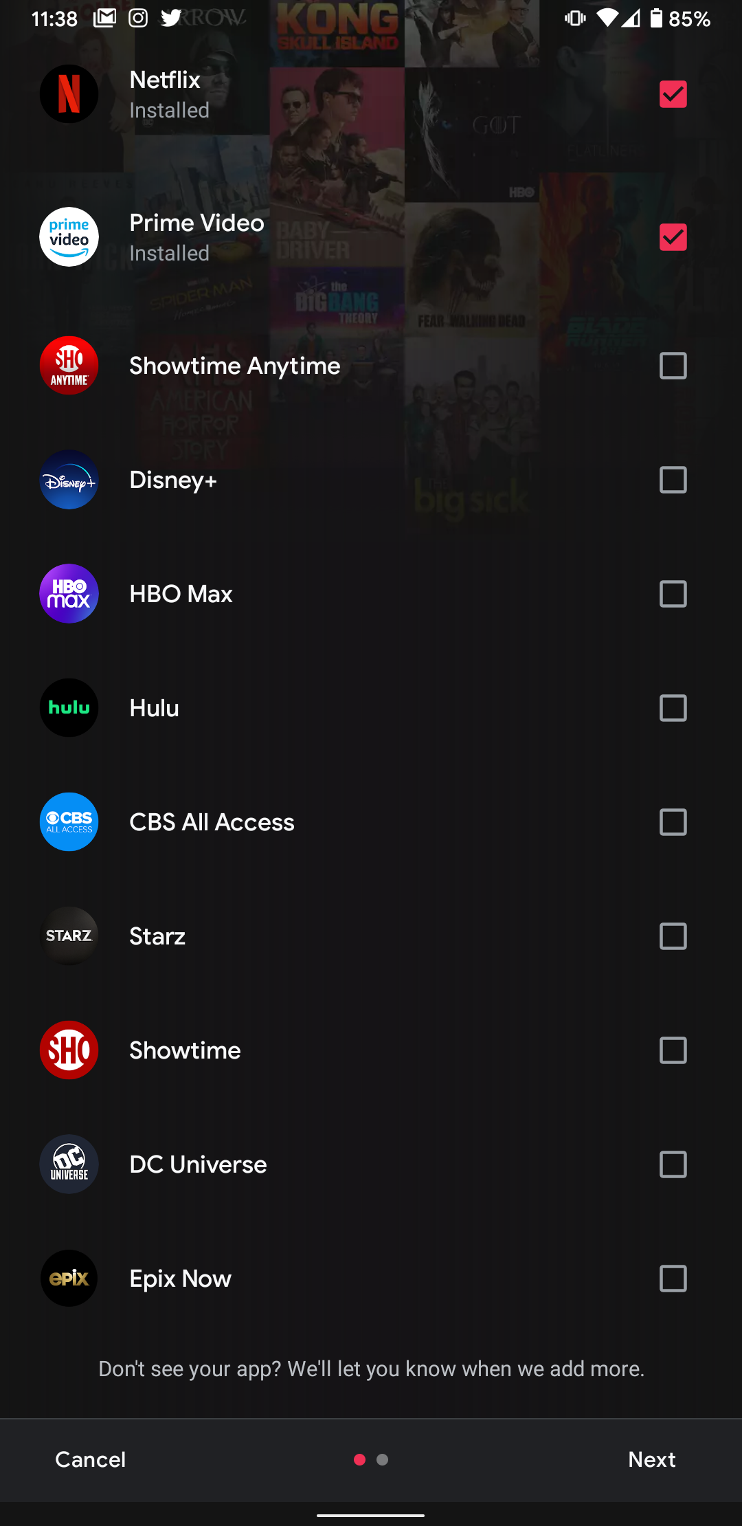 Google Play Movies adds support for DC Universe, Epix Now, and Pluto TV