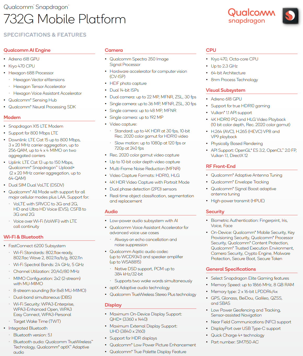 Qualcomm reveals souped-up Snapdragon 732G, bound for a future POCO phone