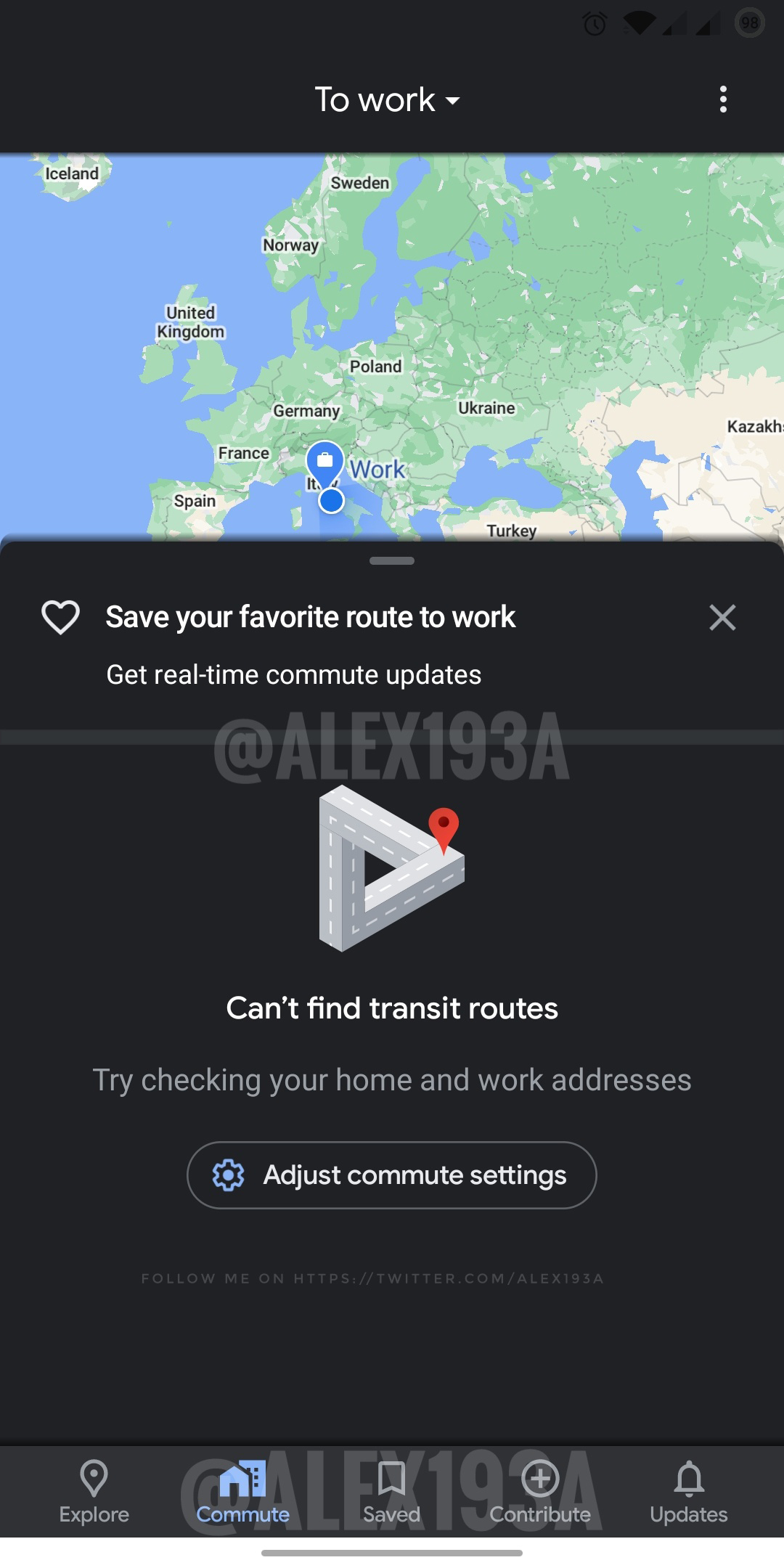 Dark mode for Google Maps is almost ready for prime time