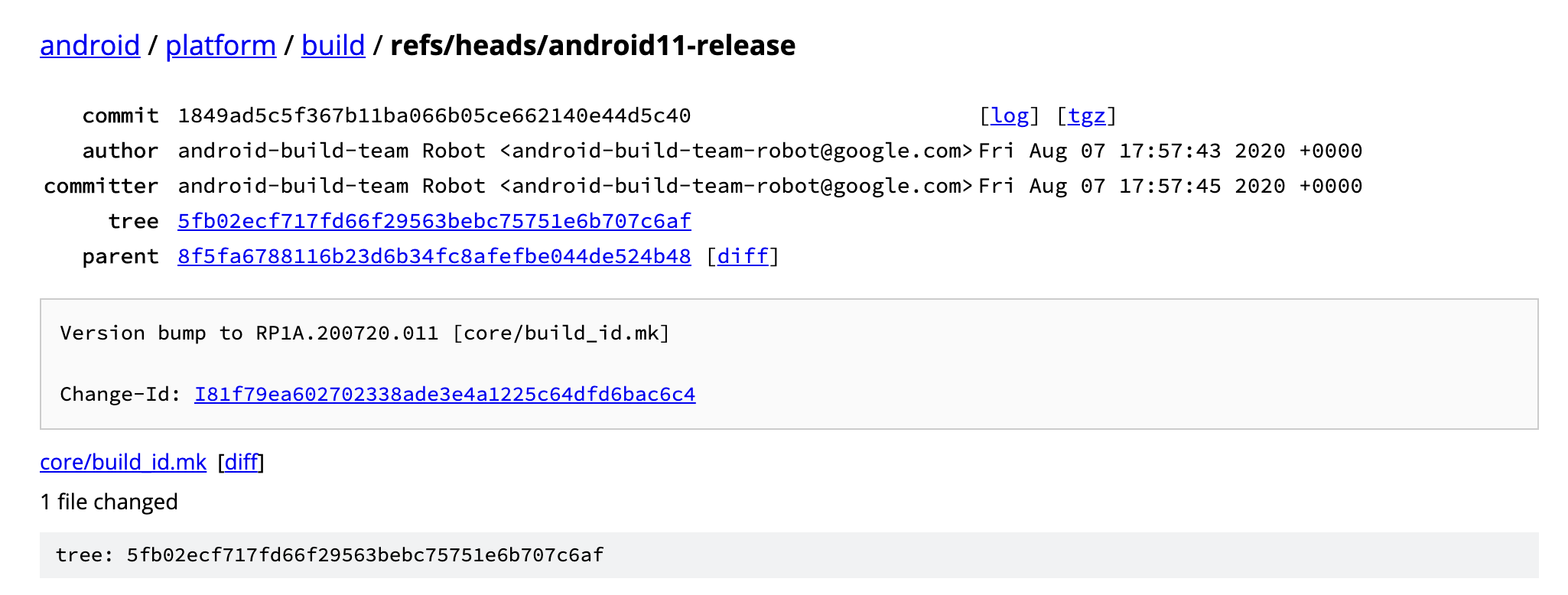 The Android 11 source code is now available on AOSP