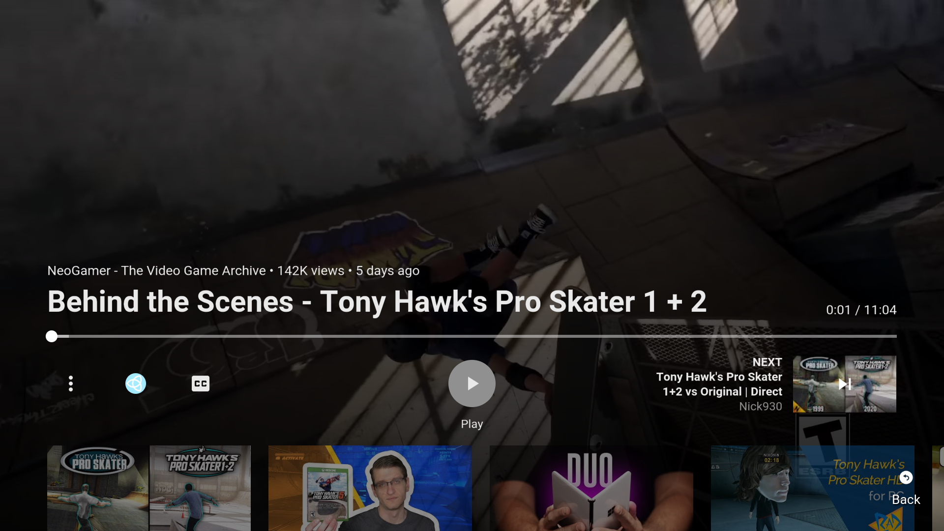YouTube is testing a new video playback design on Android TV