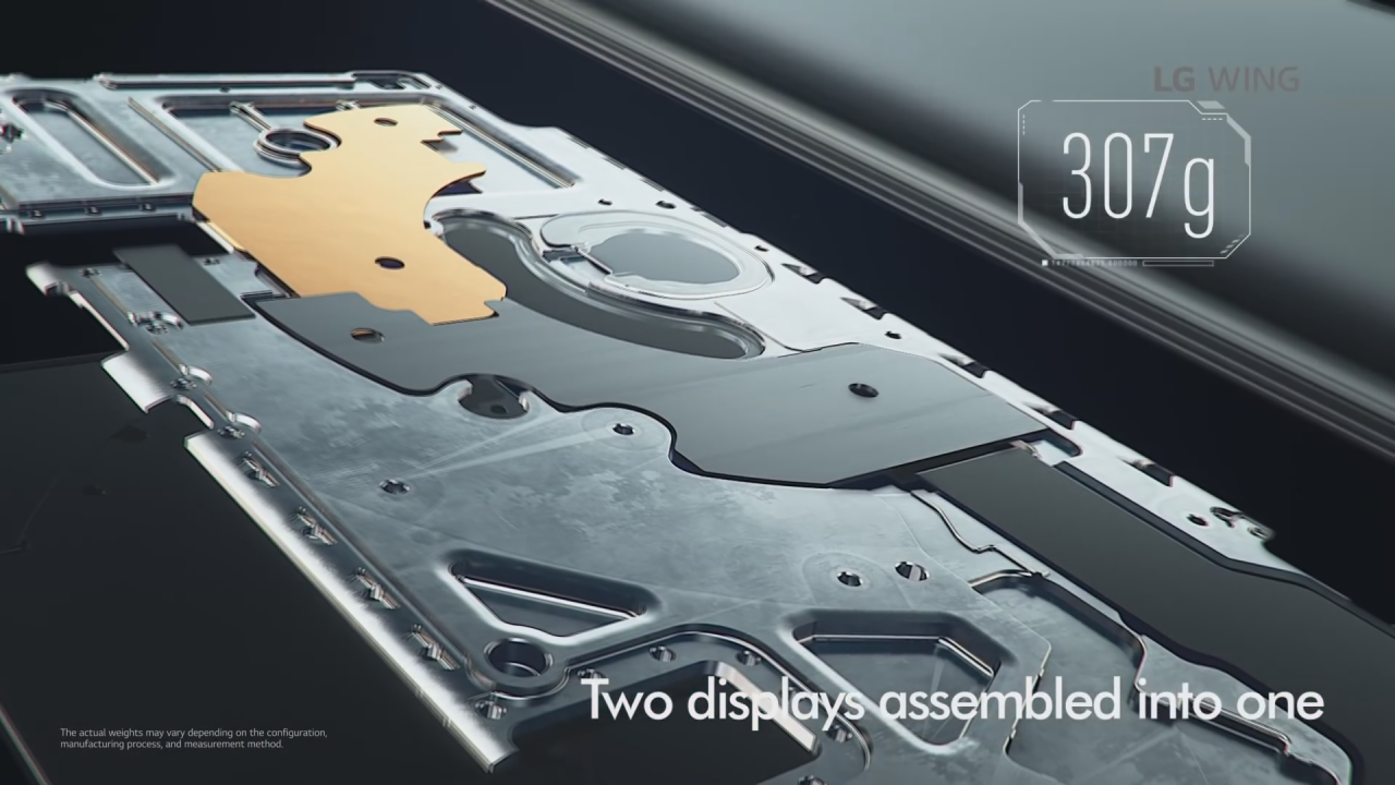 Video shows how the pivot 'wing' in the LG Wing works