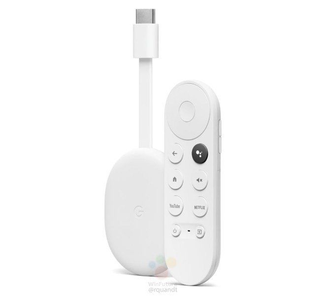 Here are the first official photos of the Google TV Chromecast and remote