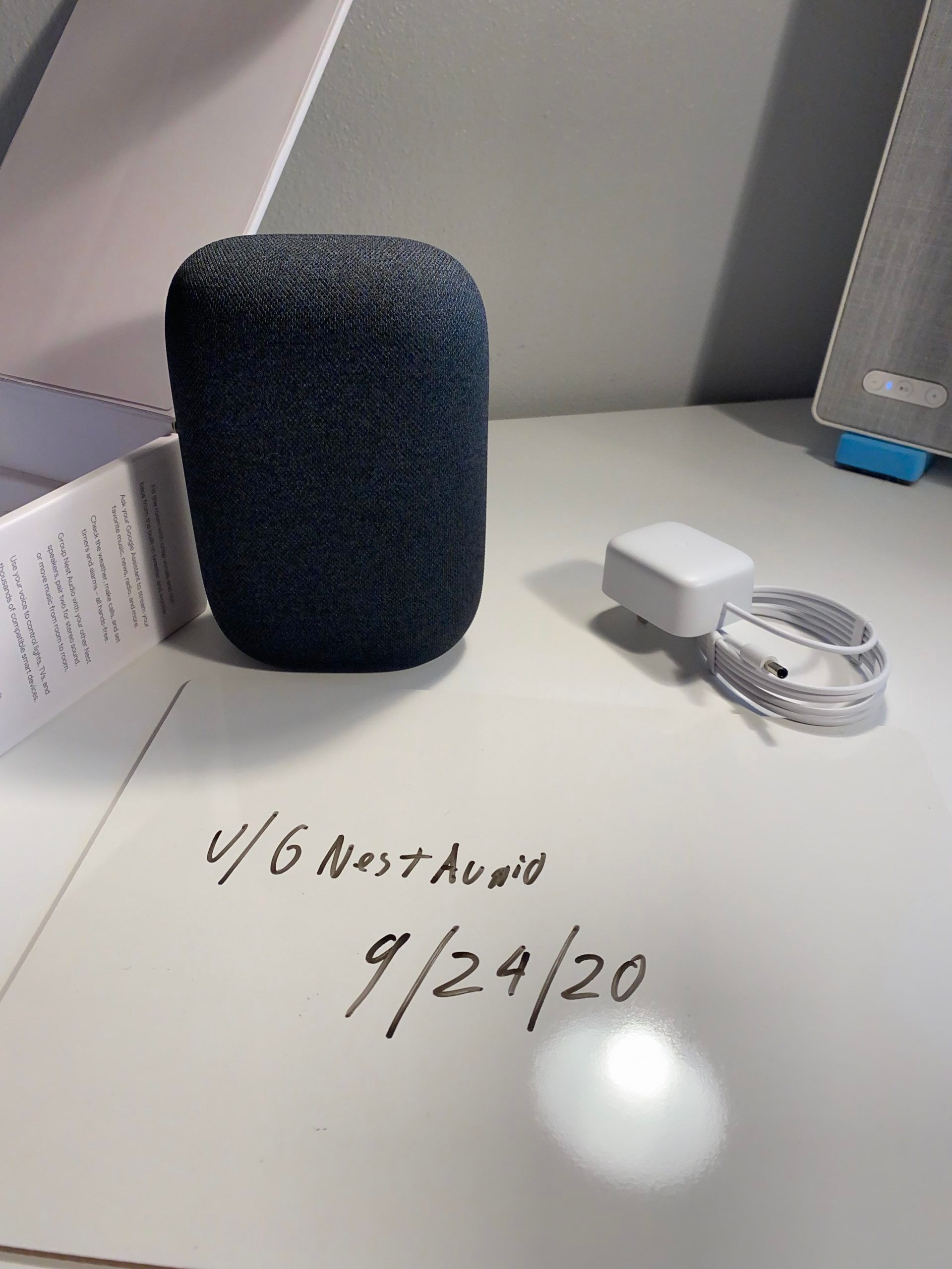 Google's upcoming Nest Audio speaker gets the early unboxing treatment