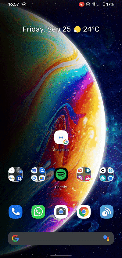 There's a shortcut to access Assistant's daily Snapshot, but only ...