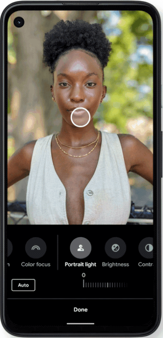 Portrait photos on Pixel 4a 5G and 5 offer Night Sight and AI lighting ...