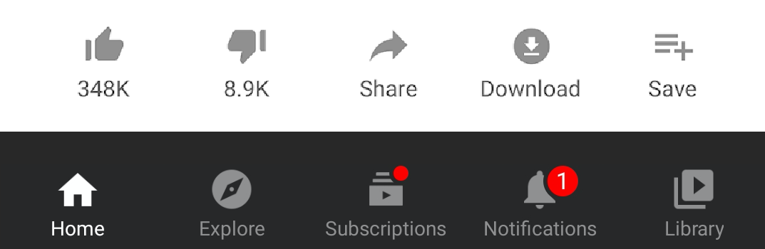 YouTube's new line-art icons are rolling out on Android