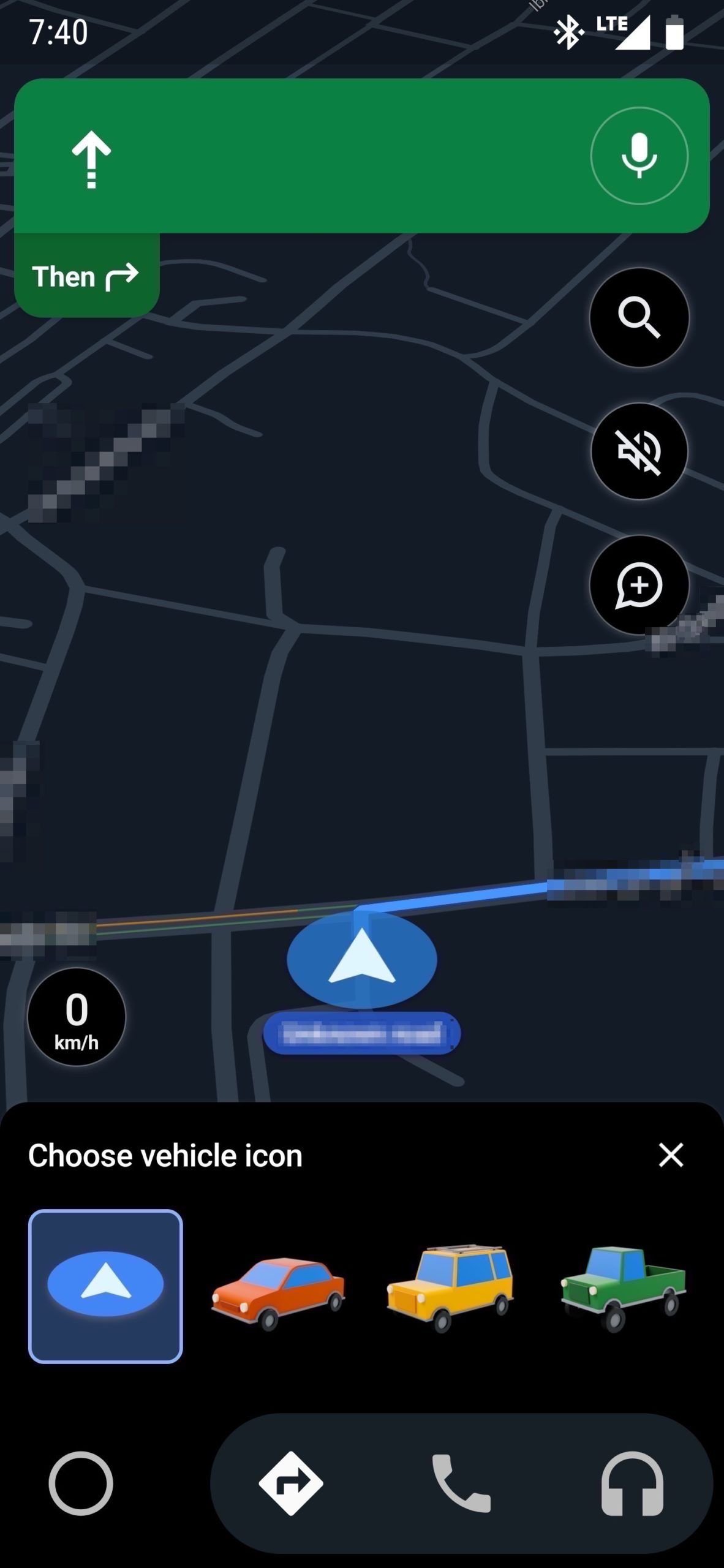 You can now change the car navigation icon in Google Maps, but the ...