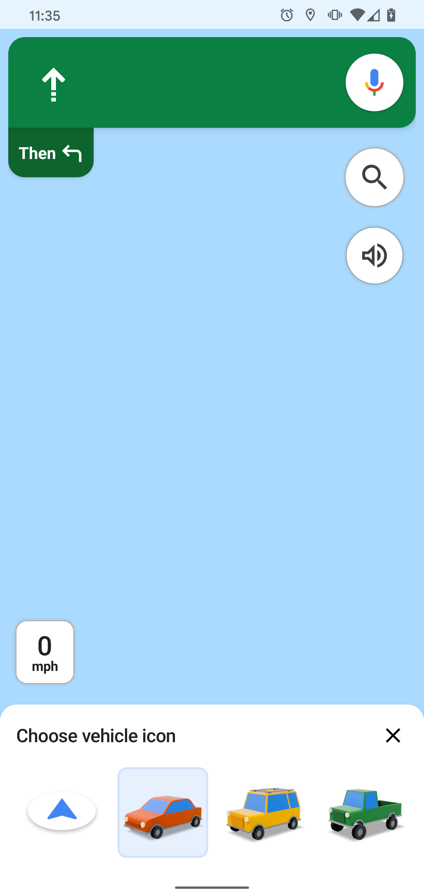 You can now change the car navigation icon in Google Maps, but the ...