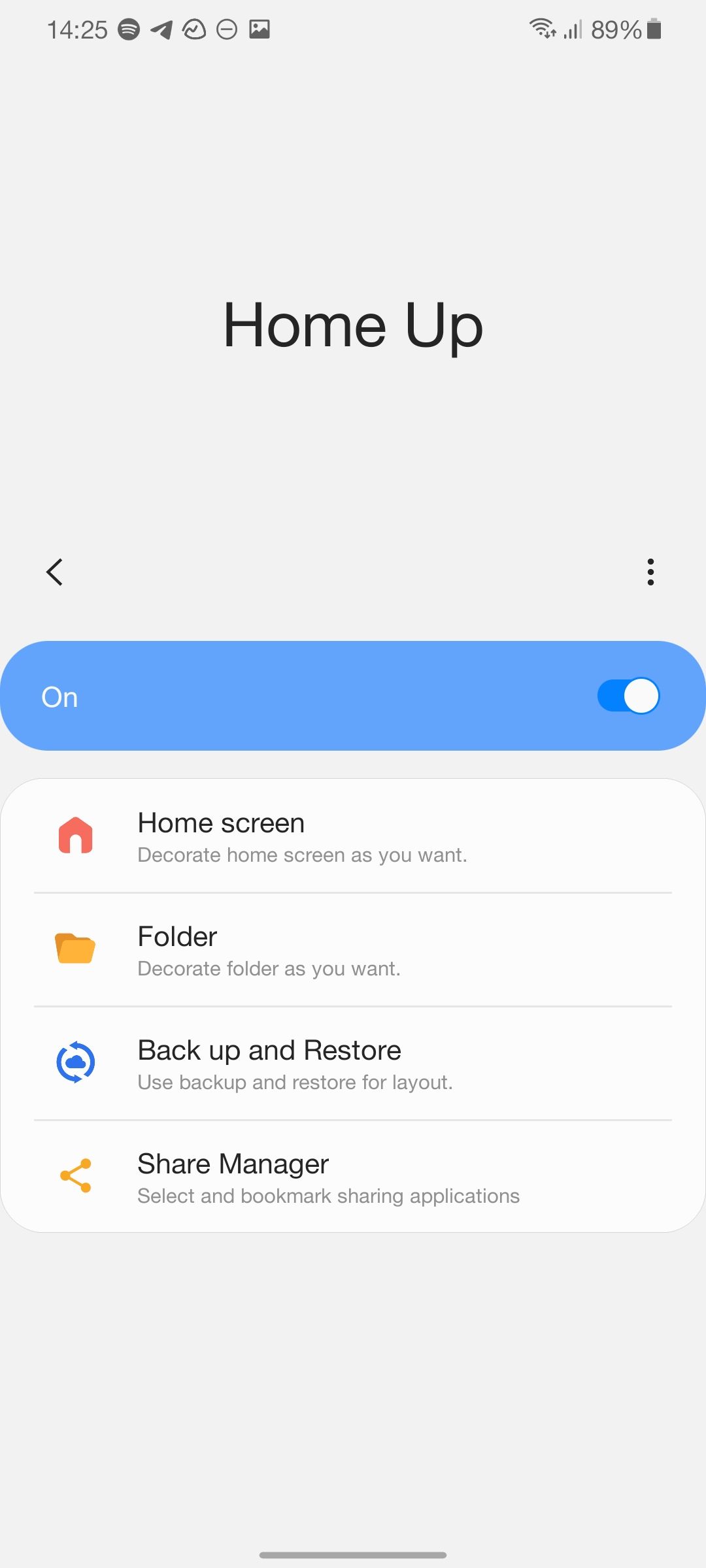 Samsung's latest Home Up update adds sharesheet customization