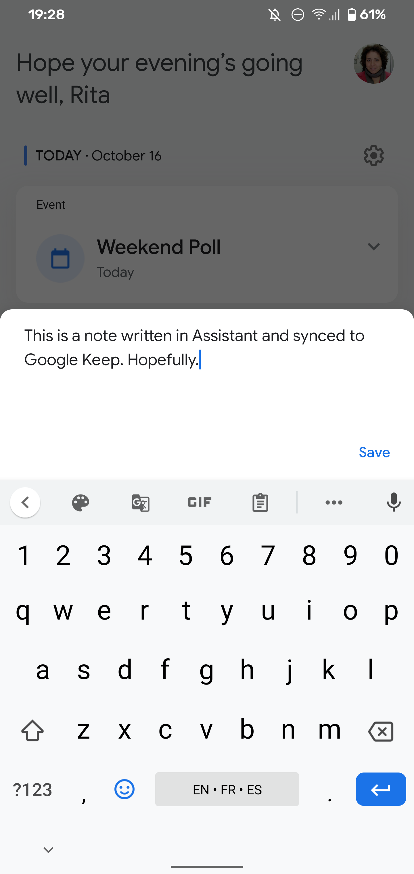 New Google Assistant shortcuts let you quickly add a note or shopping item