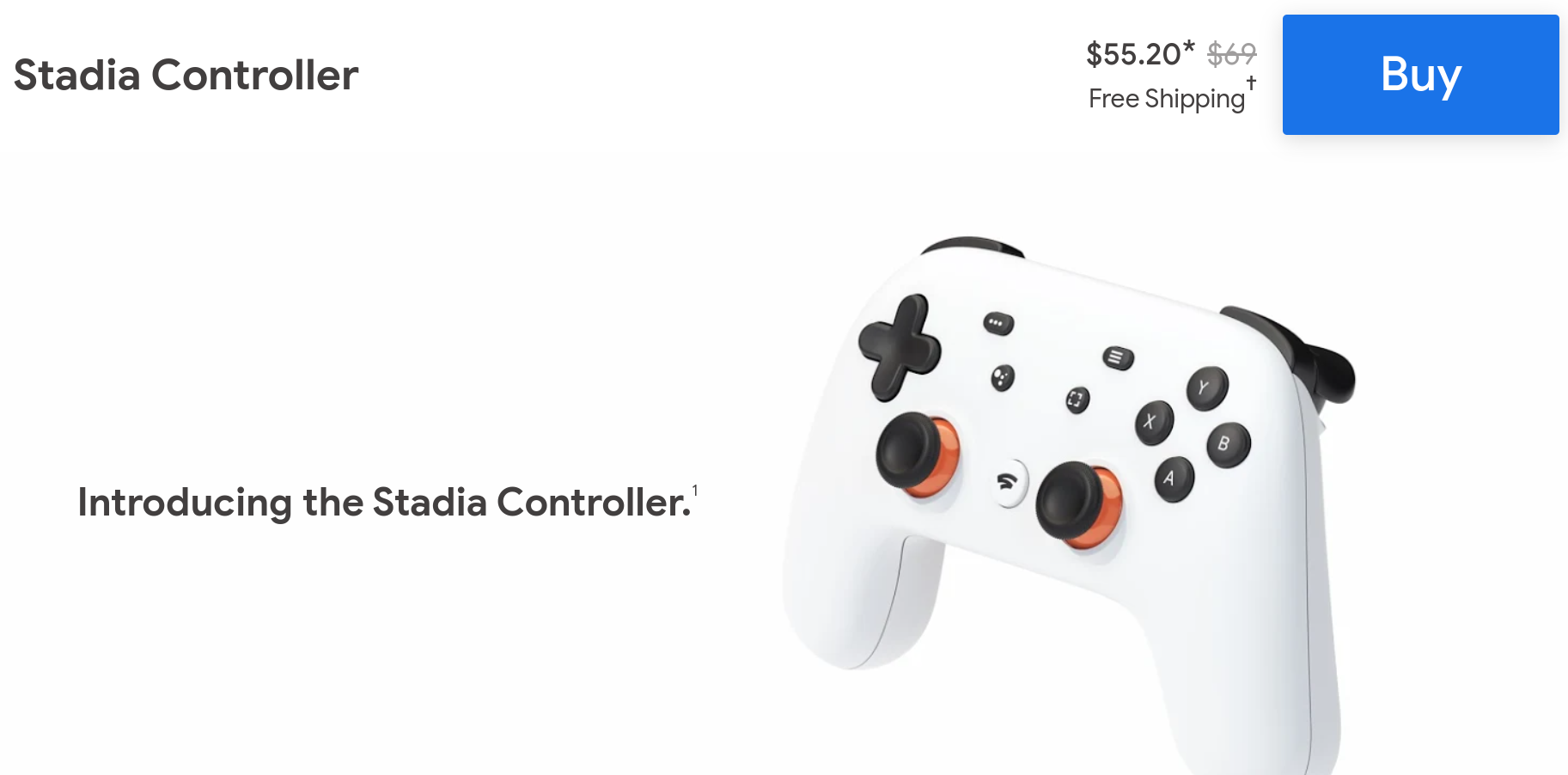 Stadia bundles and controllers are 20 percent off, starting at $55