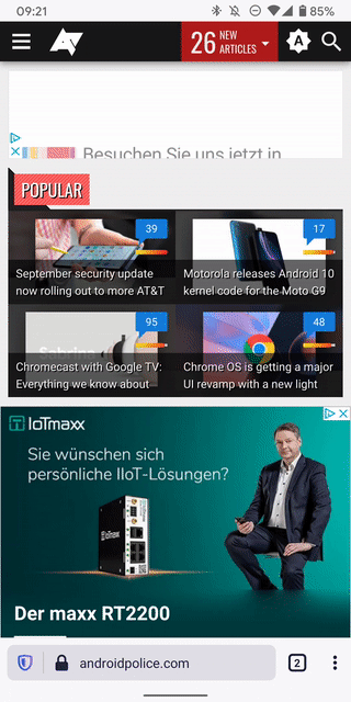 Firefox finally supports pull-to-refresh, now in the Nightly release