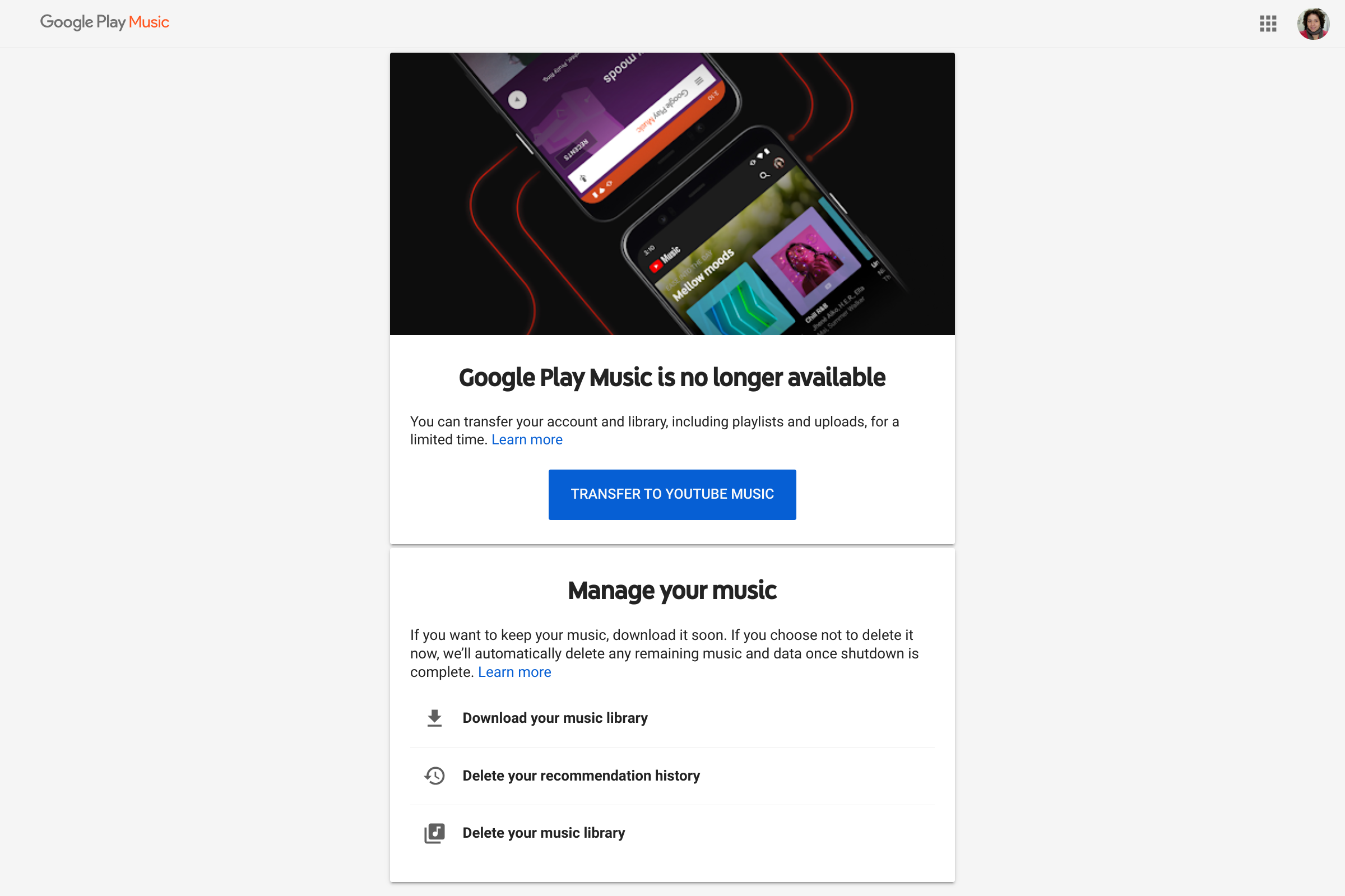 Google Play Music is now officially dead, dead, dead (Update: ... dead)